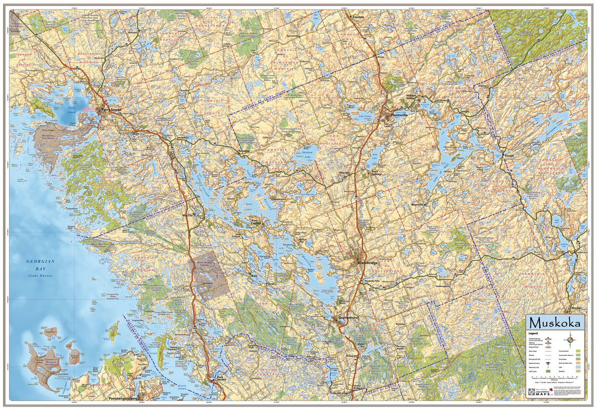 Muskoka Map – Aquaterra Designs